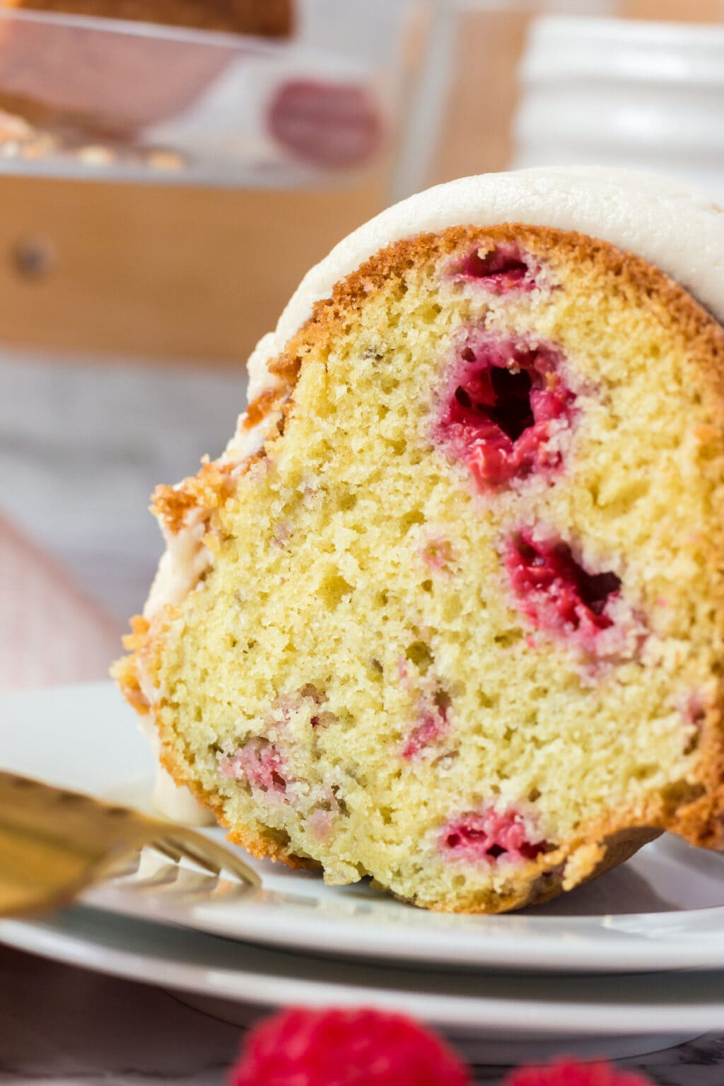 Orange Raspberry Bundt Cake - Sweet Cs Designs