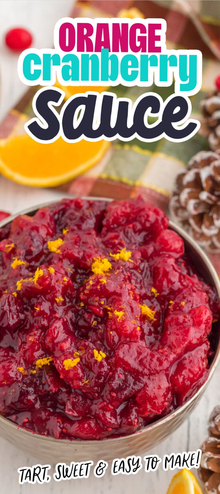 Orange Cranberry Sauce - Sweet Cs Designs