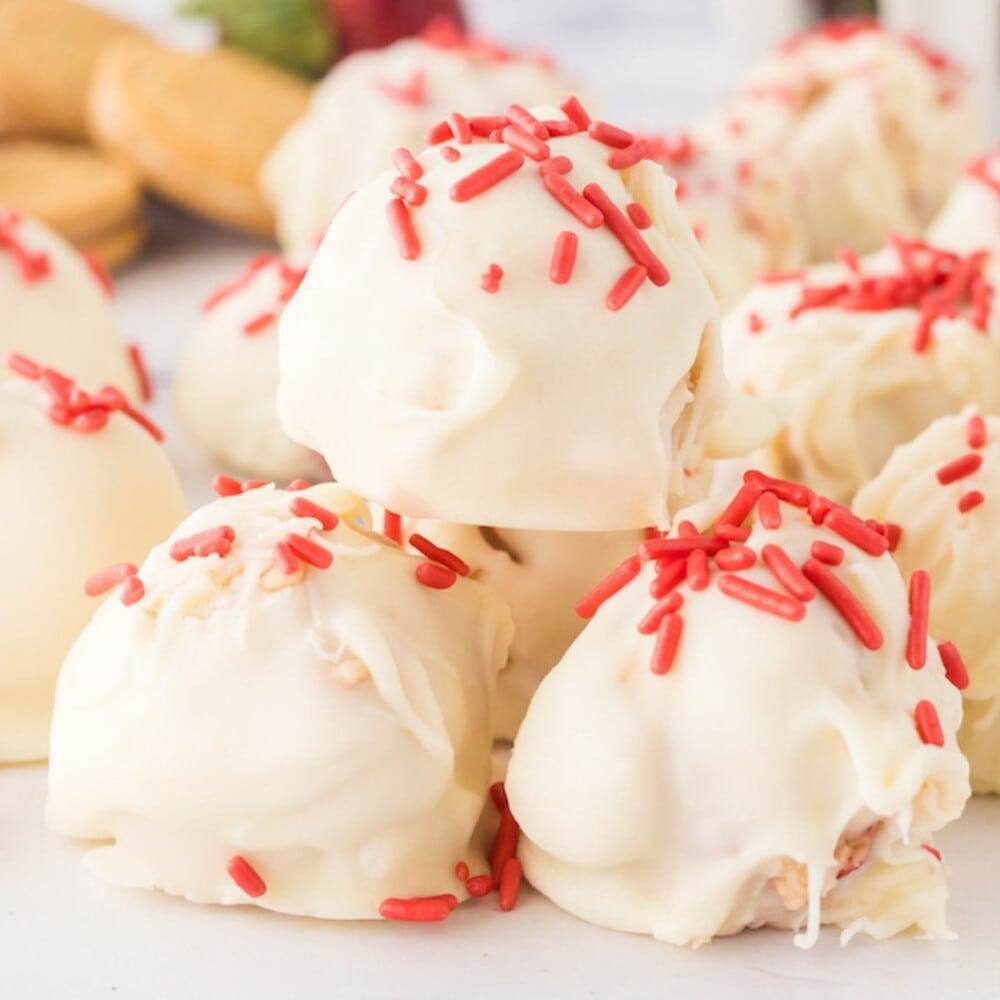 2 Ingredient Cake Batter Truffles
