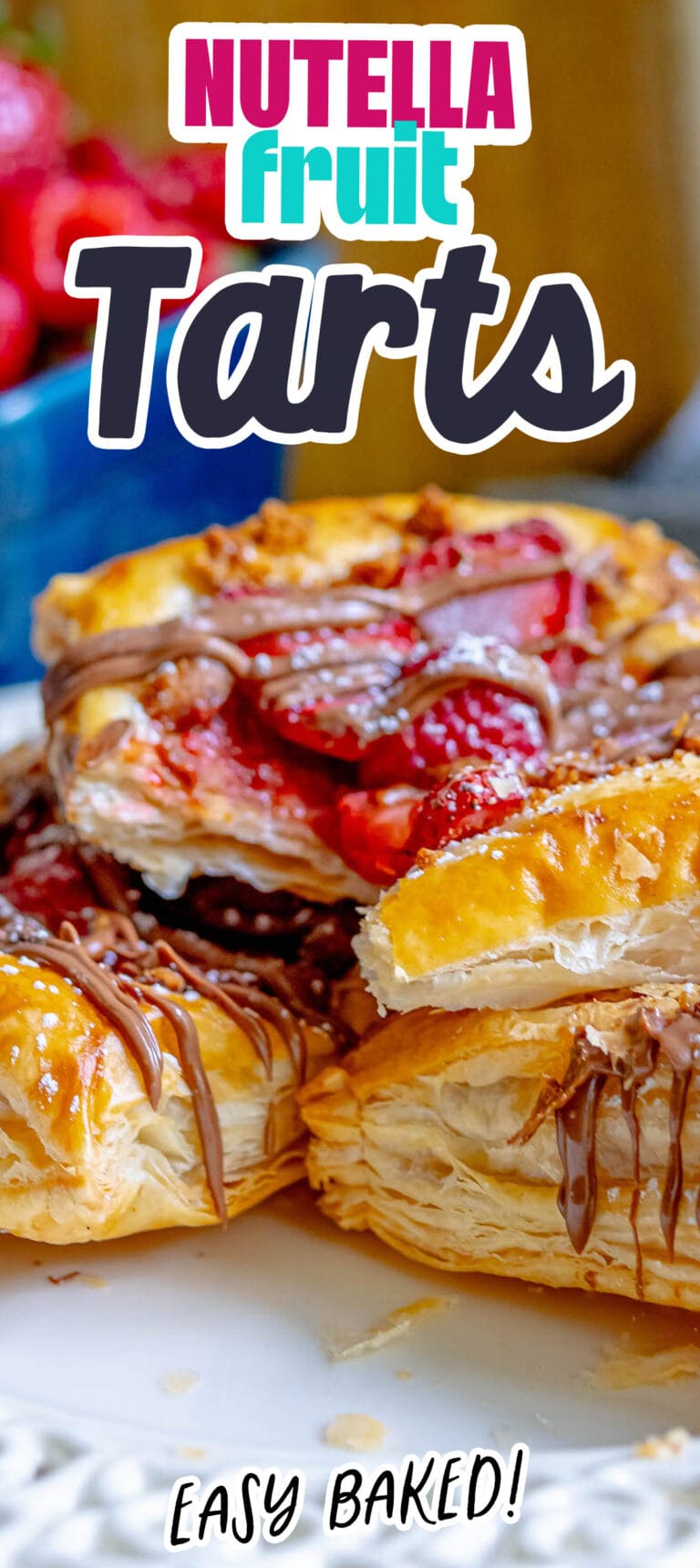 Nutella Fruit Tarts - Sweet Cs Designs