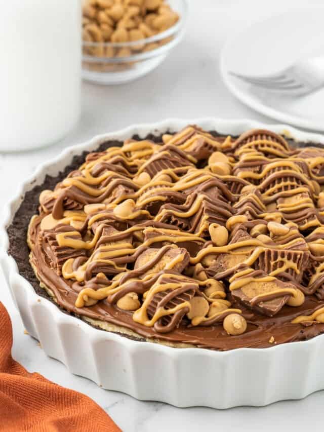 Reese's Peanut Butter Pie Recipe - Sweet Cs Designs