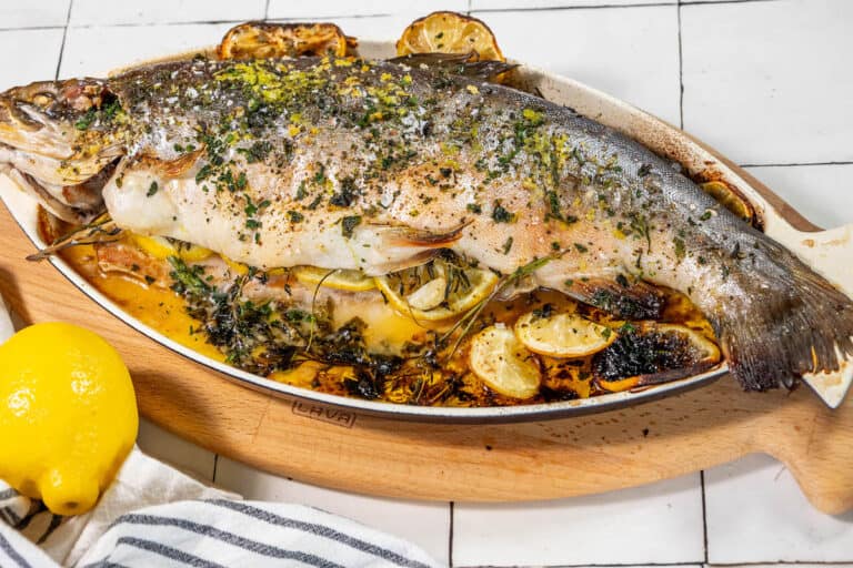 Herb Stuffed Roasted Arctic Char - Sweet Cs Designs