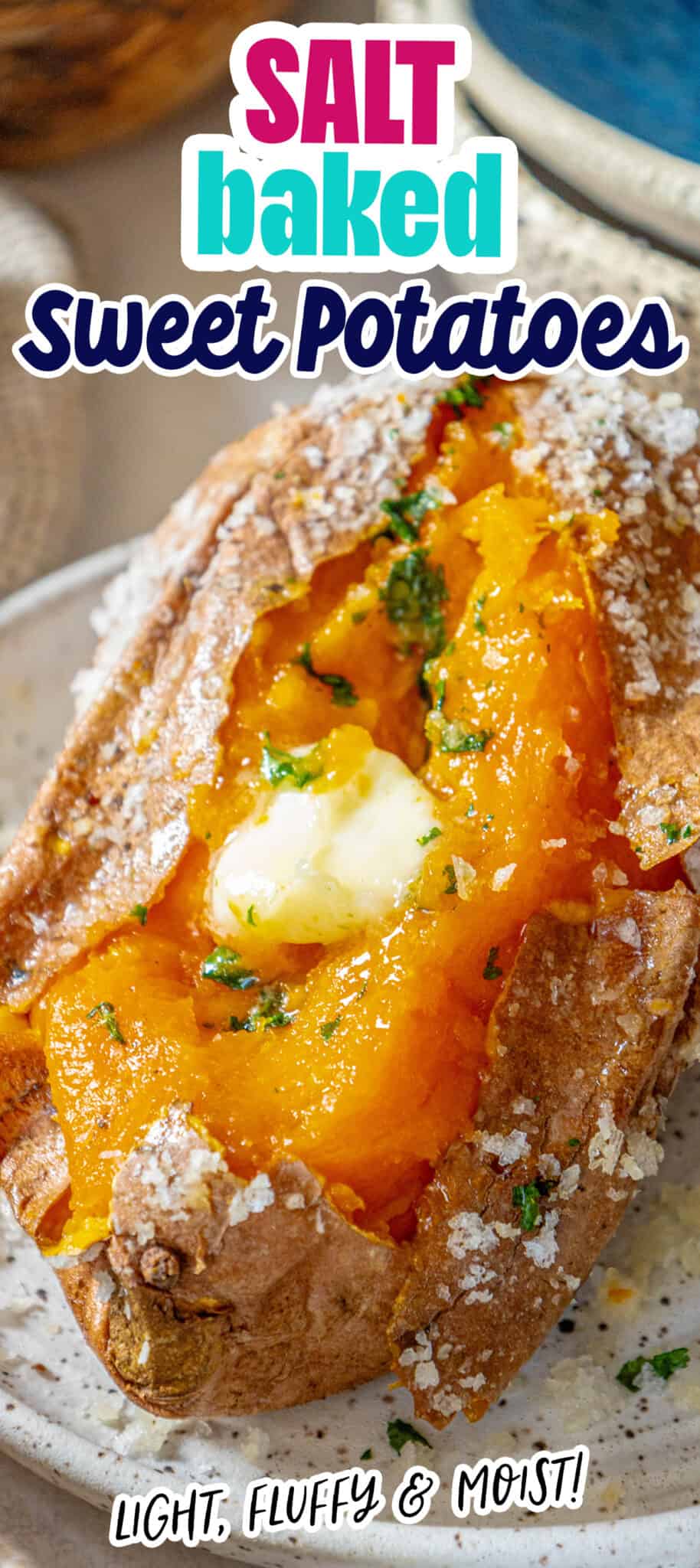 Salt Baked Sweet Potato - Sweet Cs Designs