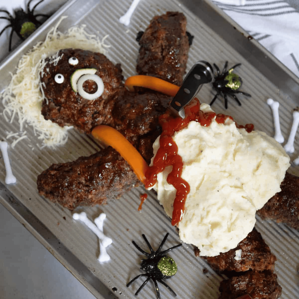 Halloween Dead Man Meatloaf - Sweet Cs Designs
