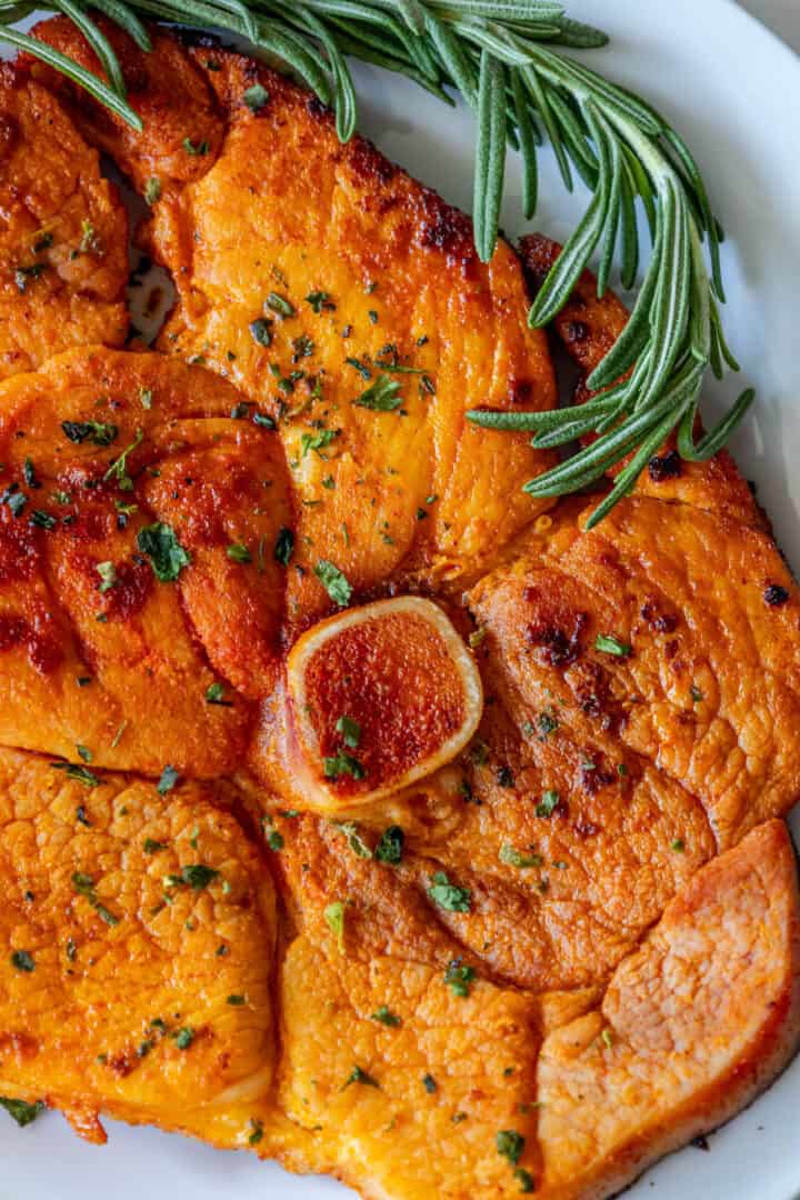 Skillet Ham Steak - Sweet Cs Designs