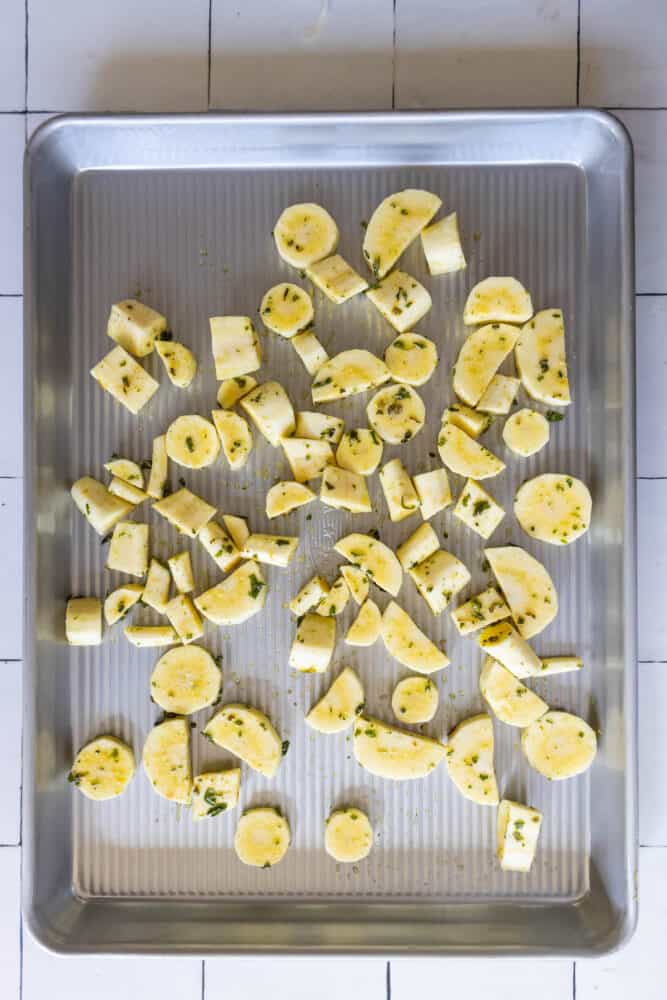 Herbed Roasted Parsnips - Sweet Cs Designs