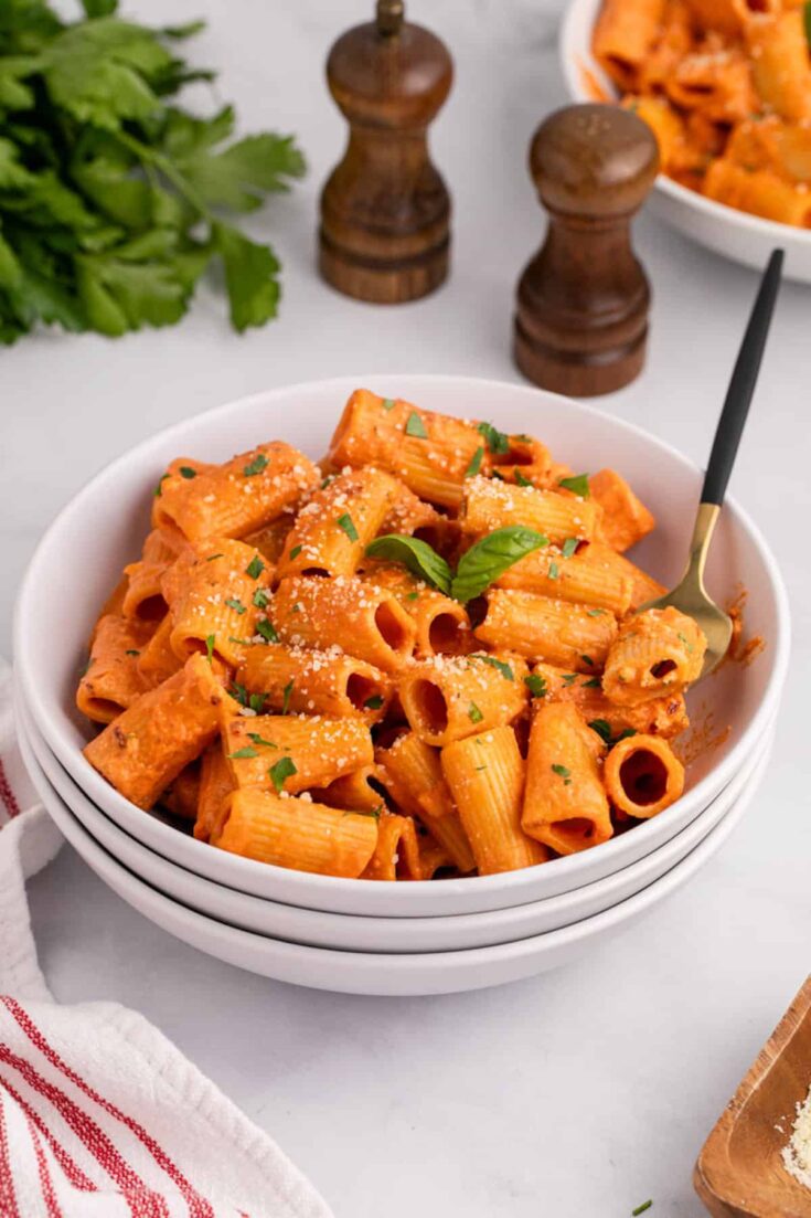Spicy Rigatoni Pasta - Sweet Cs Designs