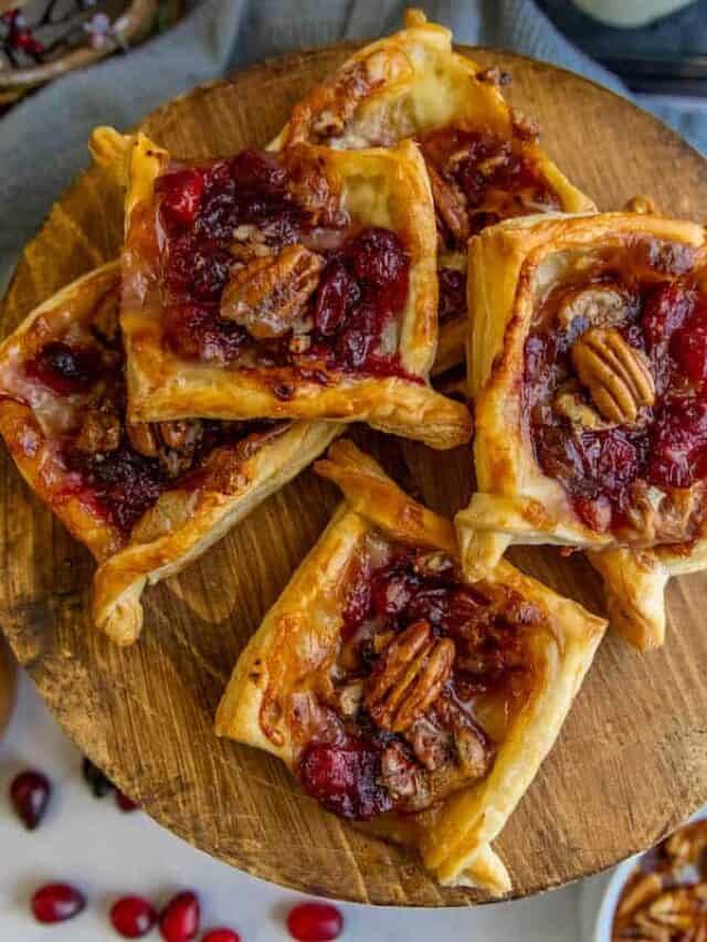 Cranberry Brie Bites Recipe - Sweet Cs Designs