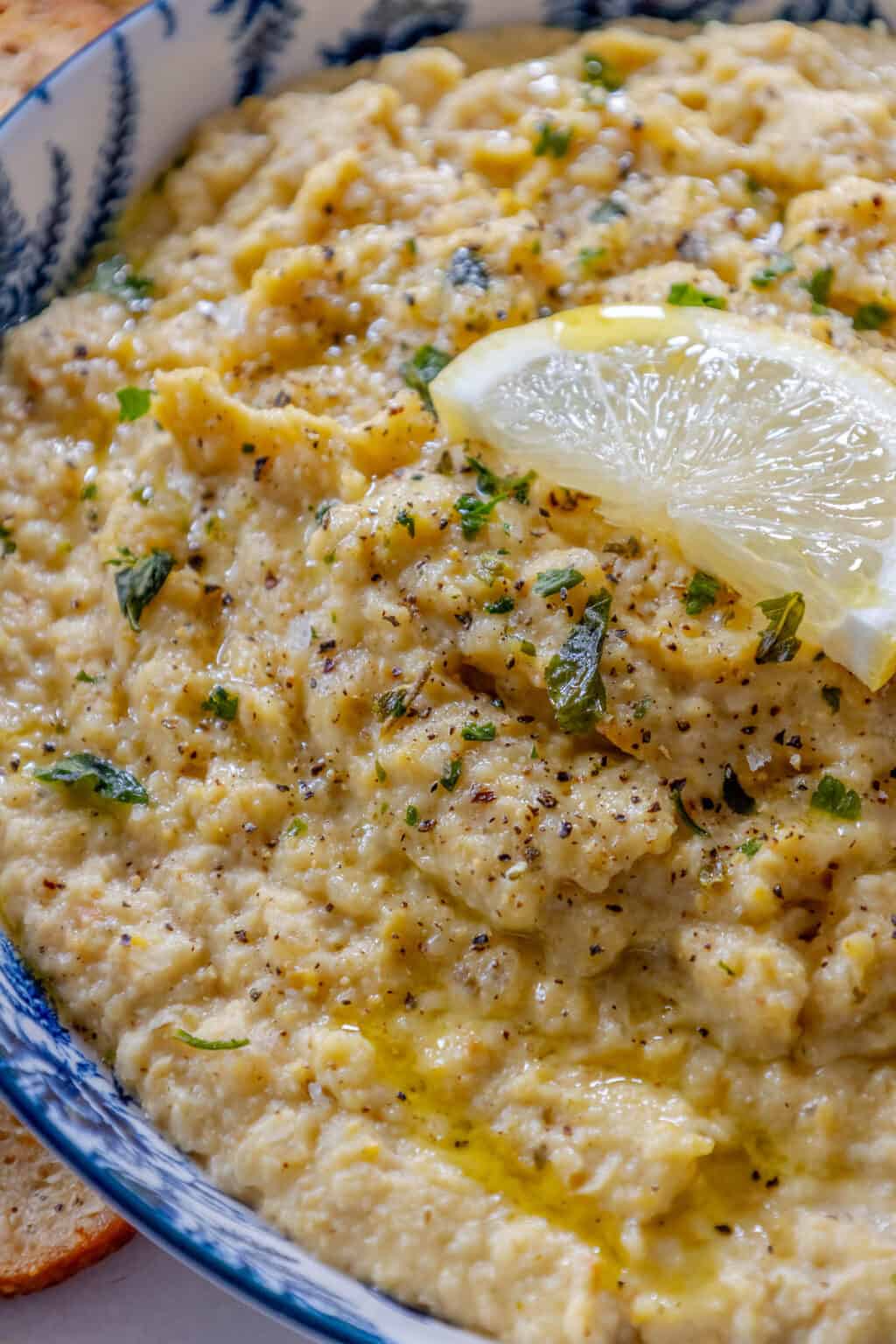 Roasted Lemon Artichoke Chickpea Dip - Sweet Cs Designs