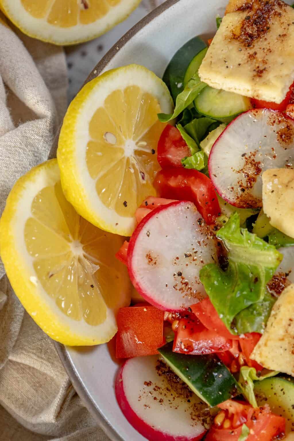 BEST Fattoush Salad Recipe - Sweet Cs Designs