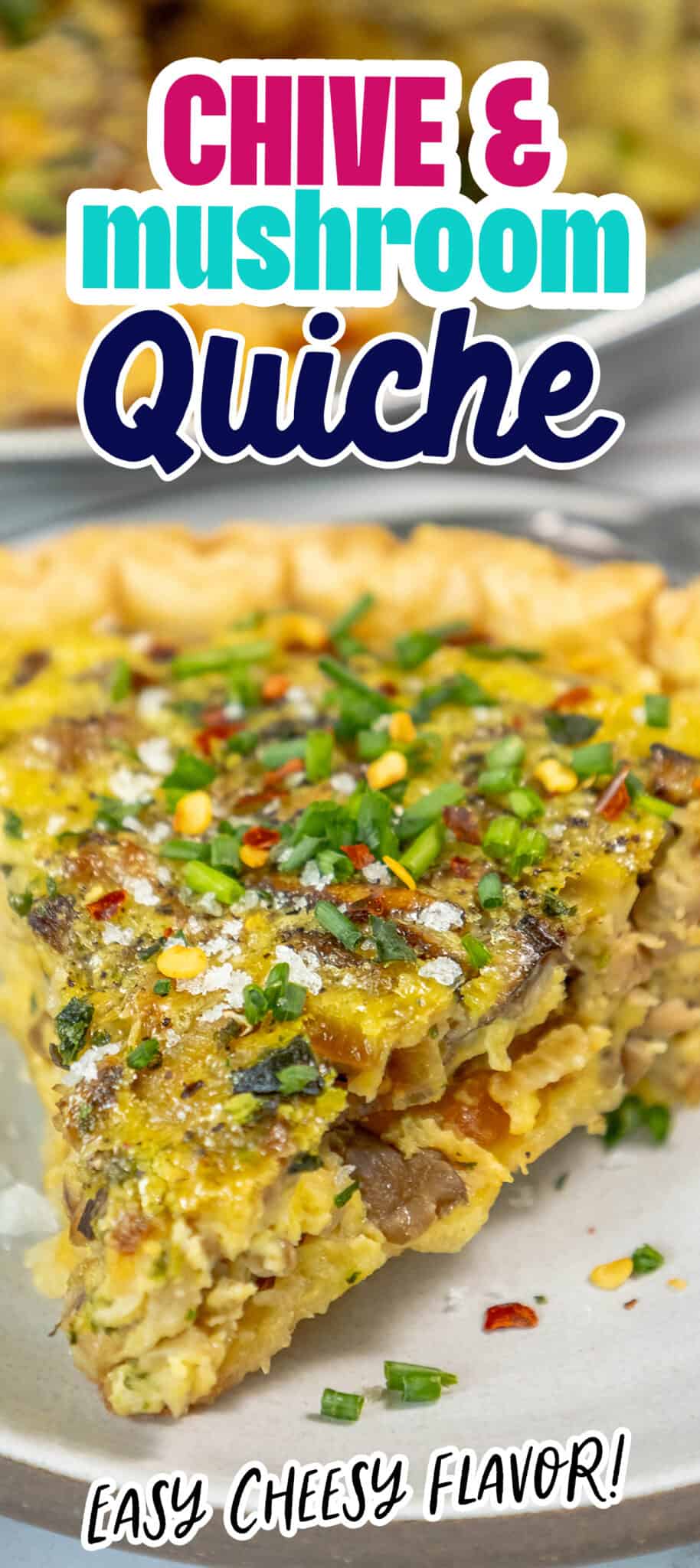 Mushroom Quiche - Sweet Cs Designs