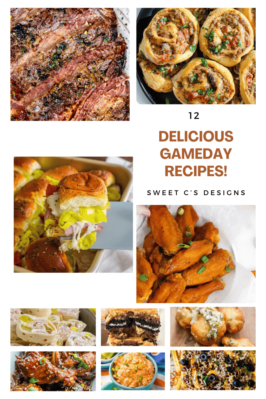 12 Delicious Foods for Gameday - Sweet Cs Designs