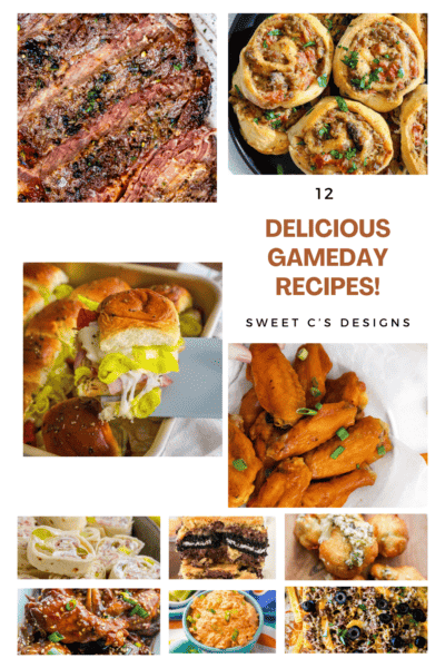 12 Delicious Foods for Gameday - Sweet Cs Designs