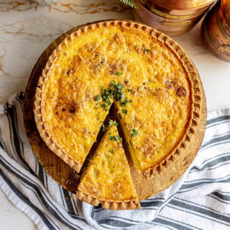 Bacon Cheese Quiche - Sweet Cs Designs