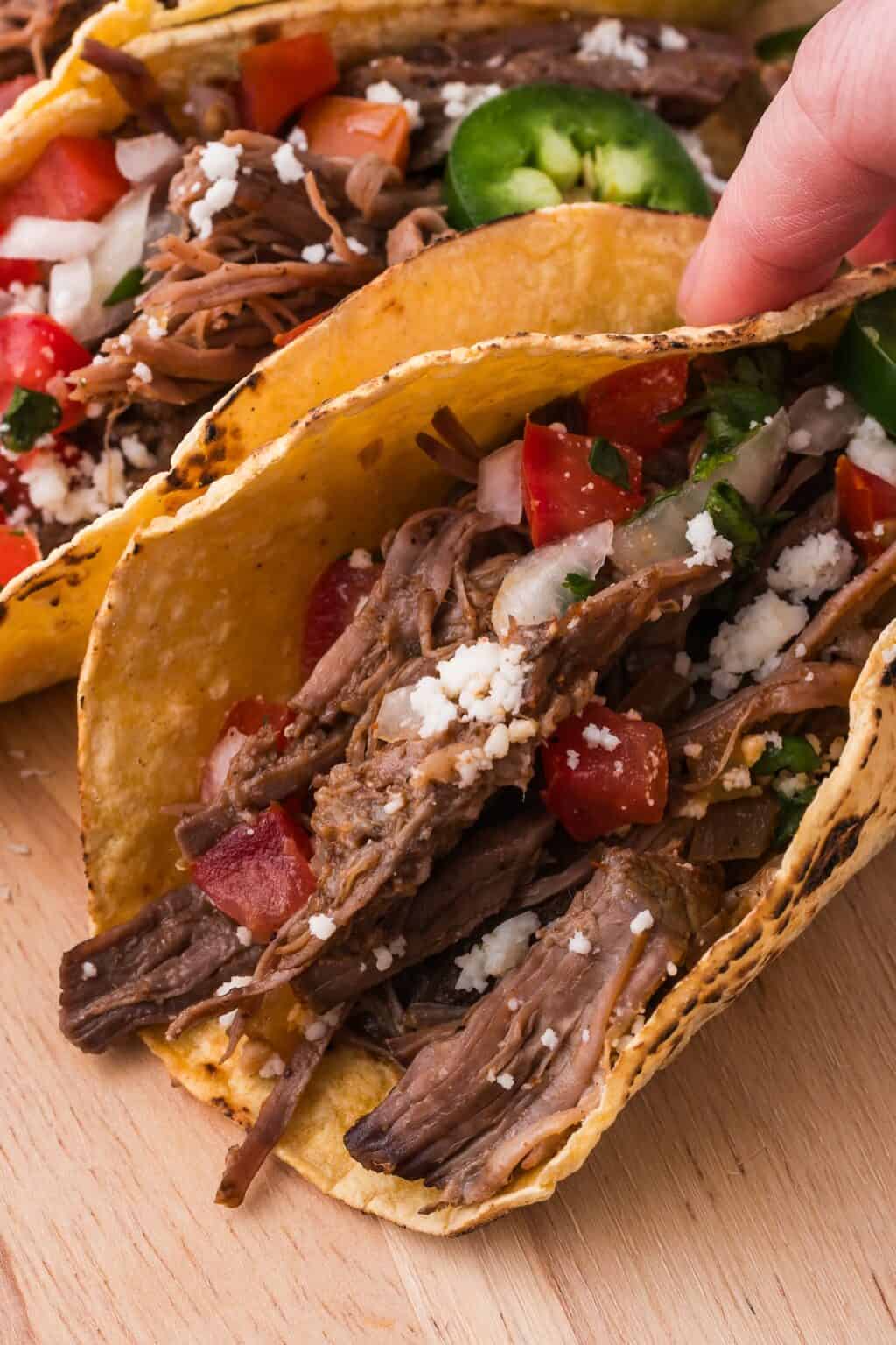 Shredded Beef Tacos - Sweet Cs Designs