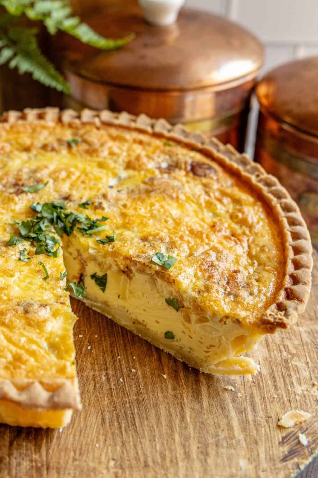 Bacon Cheese Quiche - Sweet Cs Designs