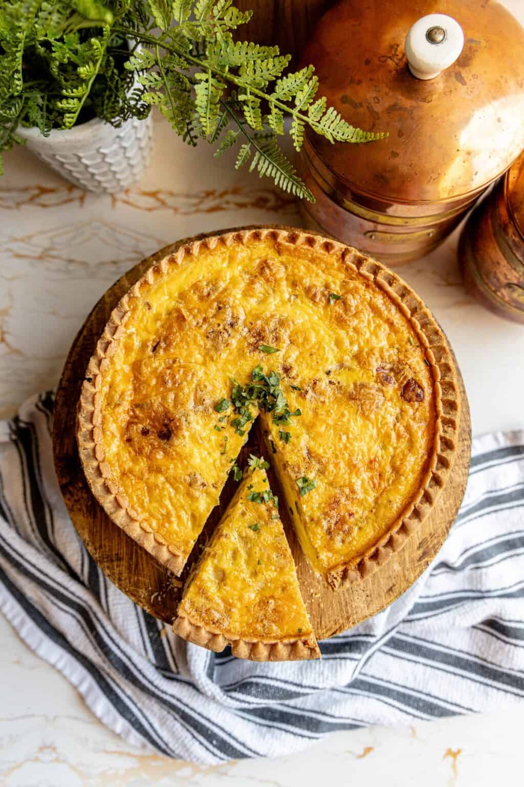 Bacon Cheese Quiche - Sweet Cs Designs