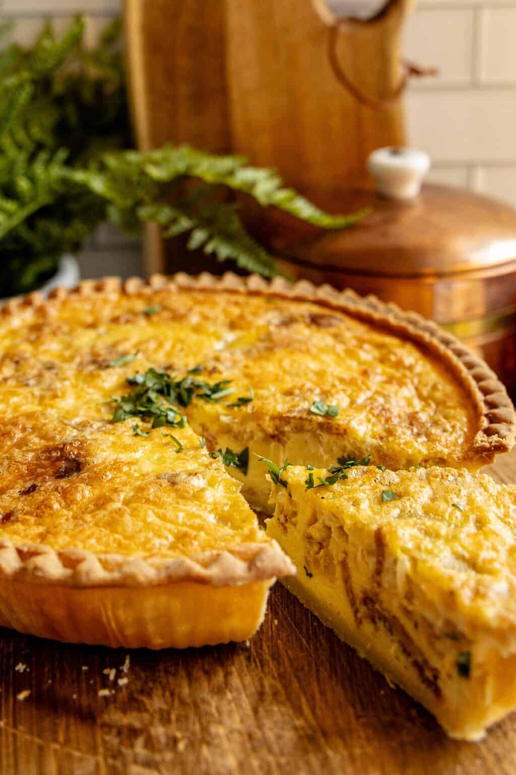 Bacon Cheese Quiche - Sweet Cs Designs