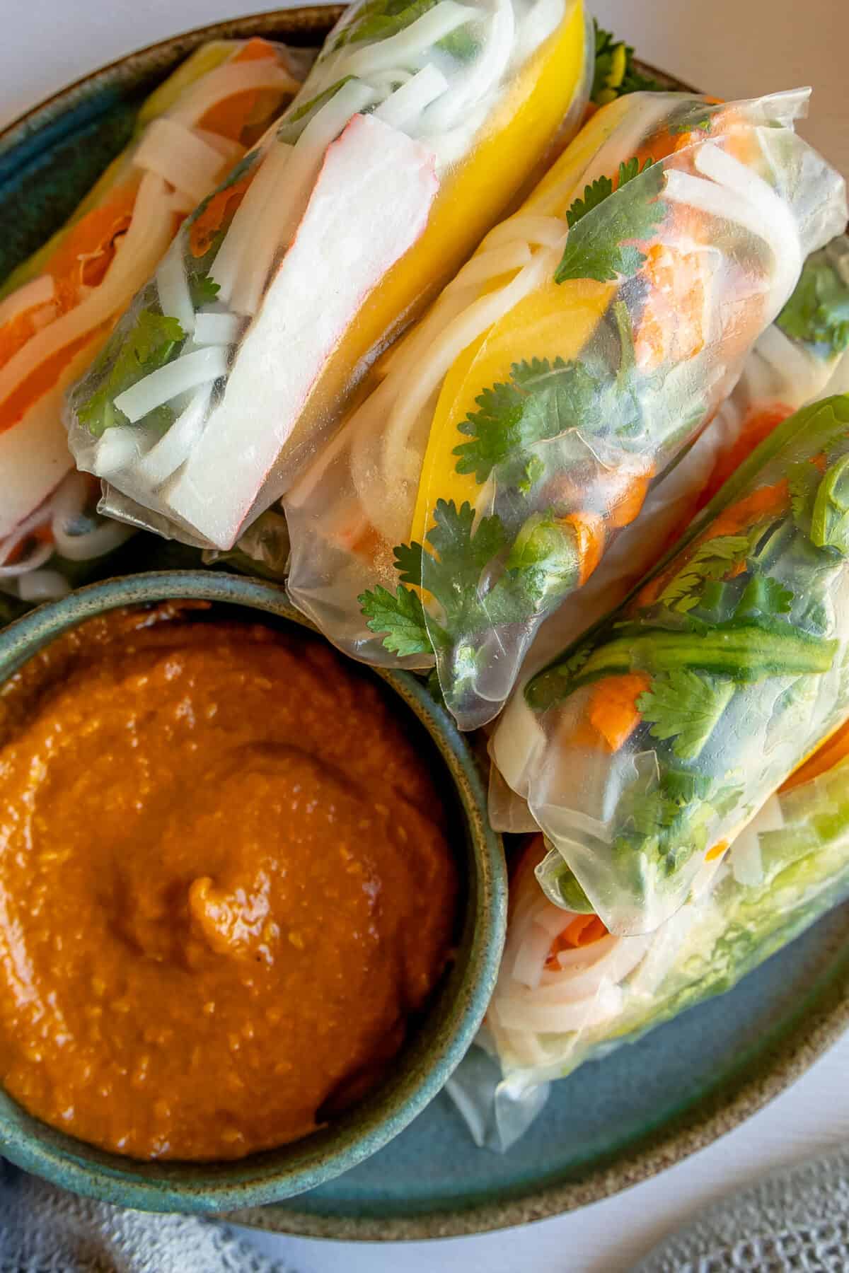 Crab Spring Rolls - Sweet Cs Designs