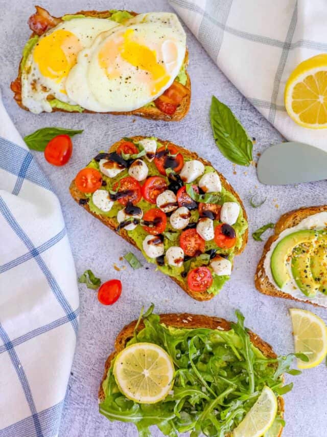 Avocado Toasts Recipe - Sweet Cs Designs