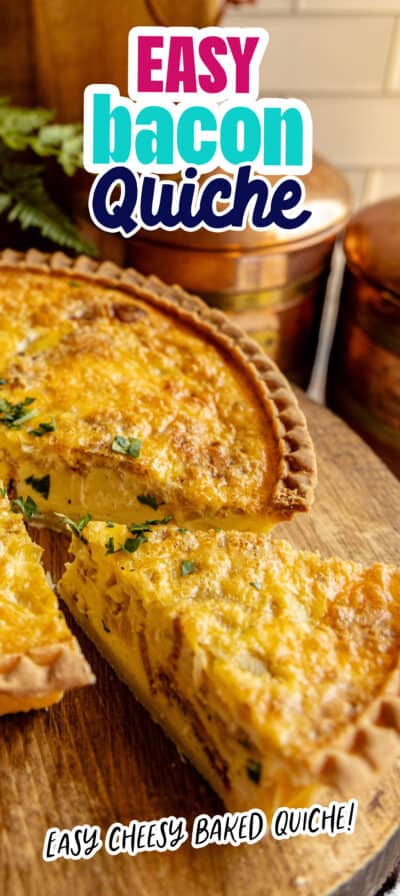 Bacon Cheese Quiche - Sweet Cs Designs