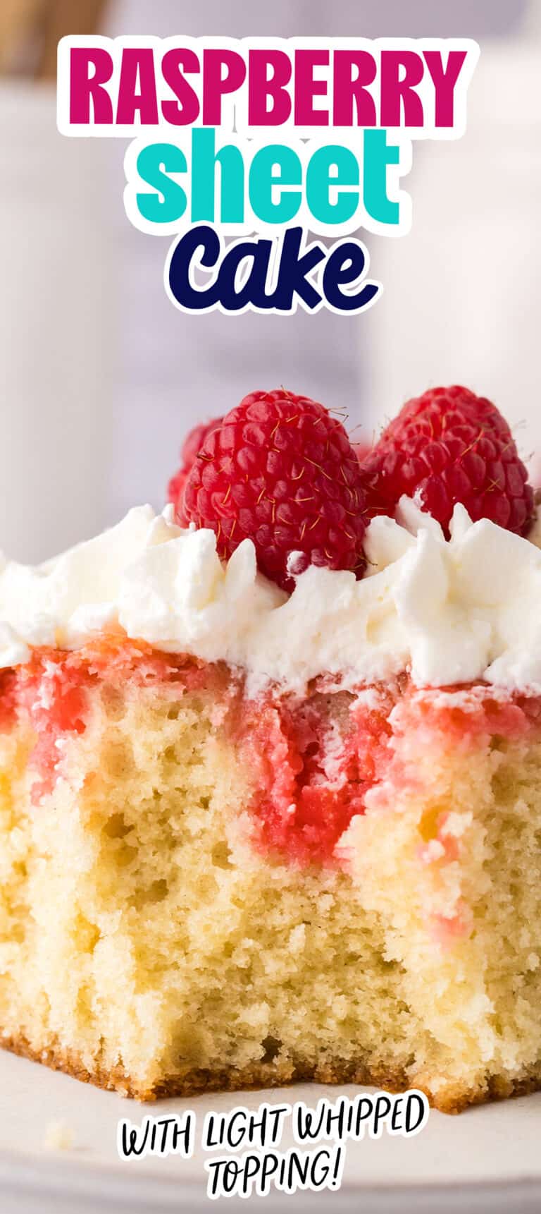 Raspberry Sheet Cake - Sweet Cs Designs