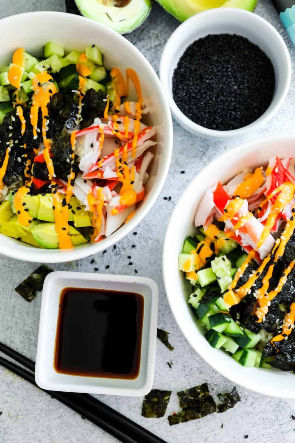 California Roll Bowls - Sweet Cs Designs