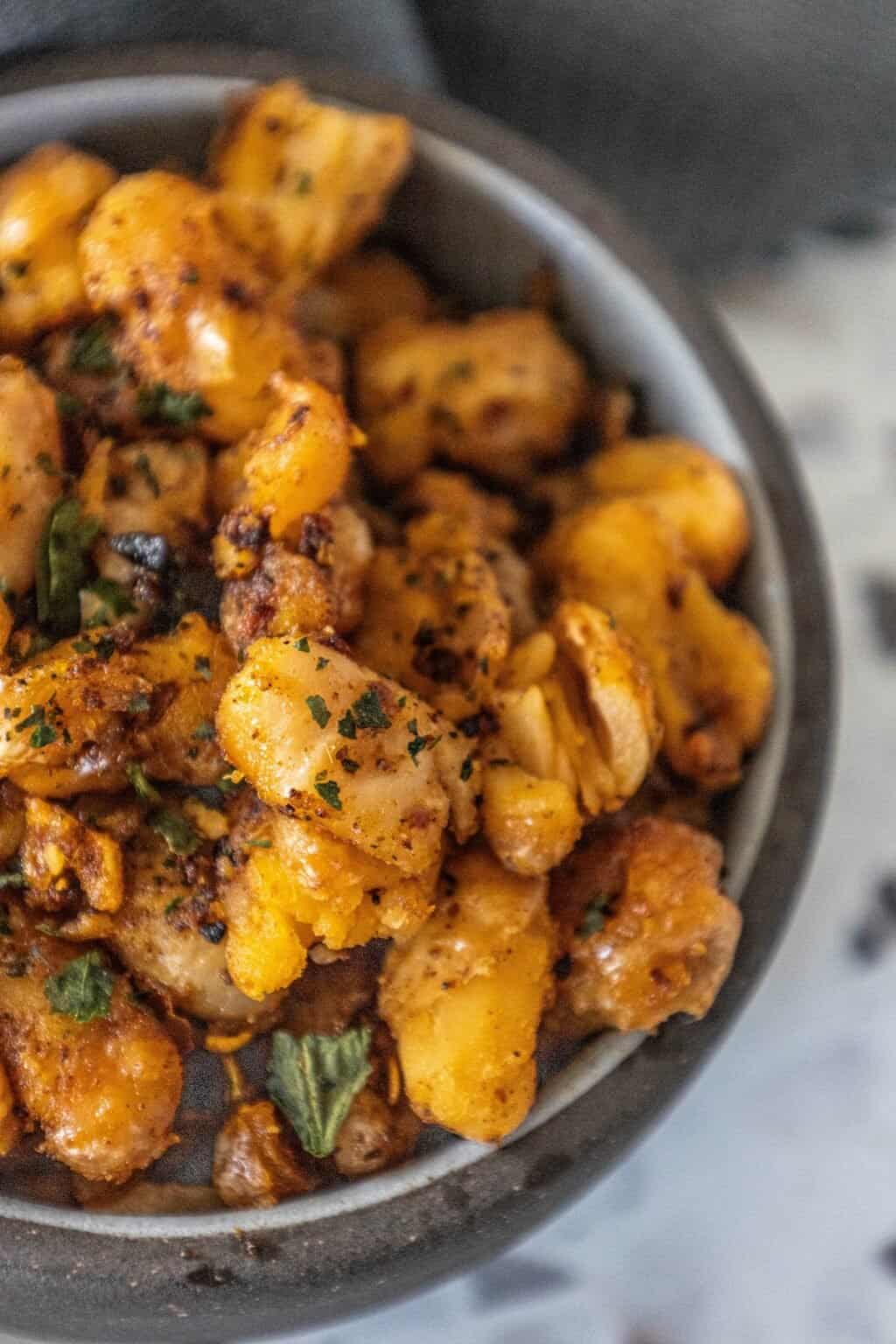 Crispy Roasted Chili White Beans - Sweet Cs Designs