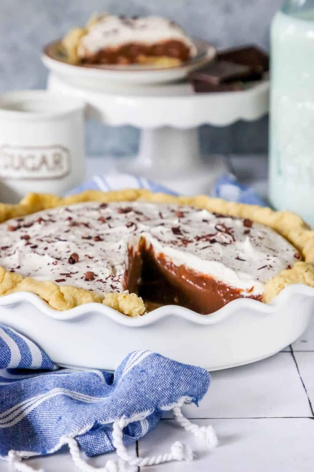Best Chocolate Pie - Sweet Cs Designs