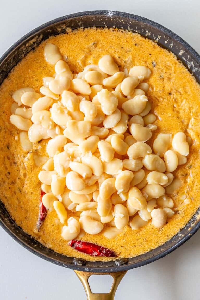Creamy Garlic Butter Beans - Sweet Cs Designs
