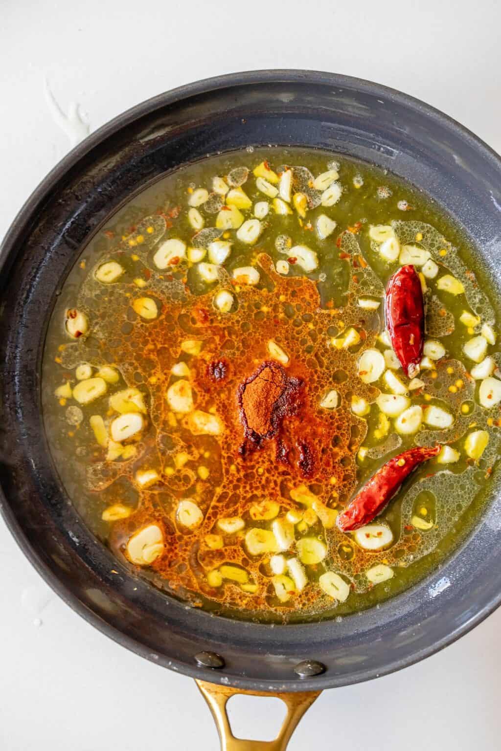 Garlic chili shrimp (Gambas pil pil) - Sweet Cs Designs