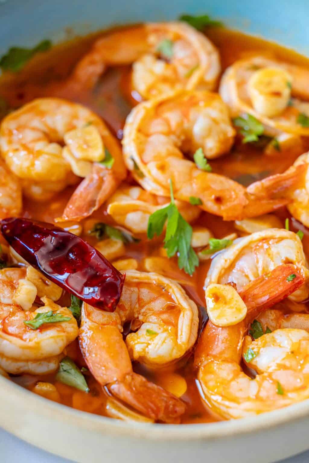Garlic chili shrimp (Gambas pil pil) - Sweet Cs Designs