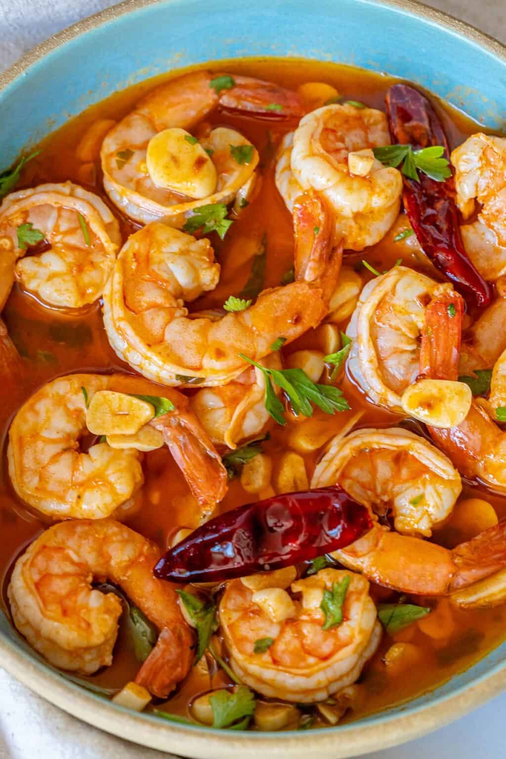 Garlic chili shrimp (Gambas pil pil) - Sweet Cs Designs