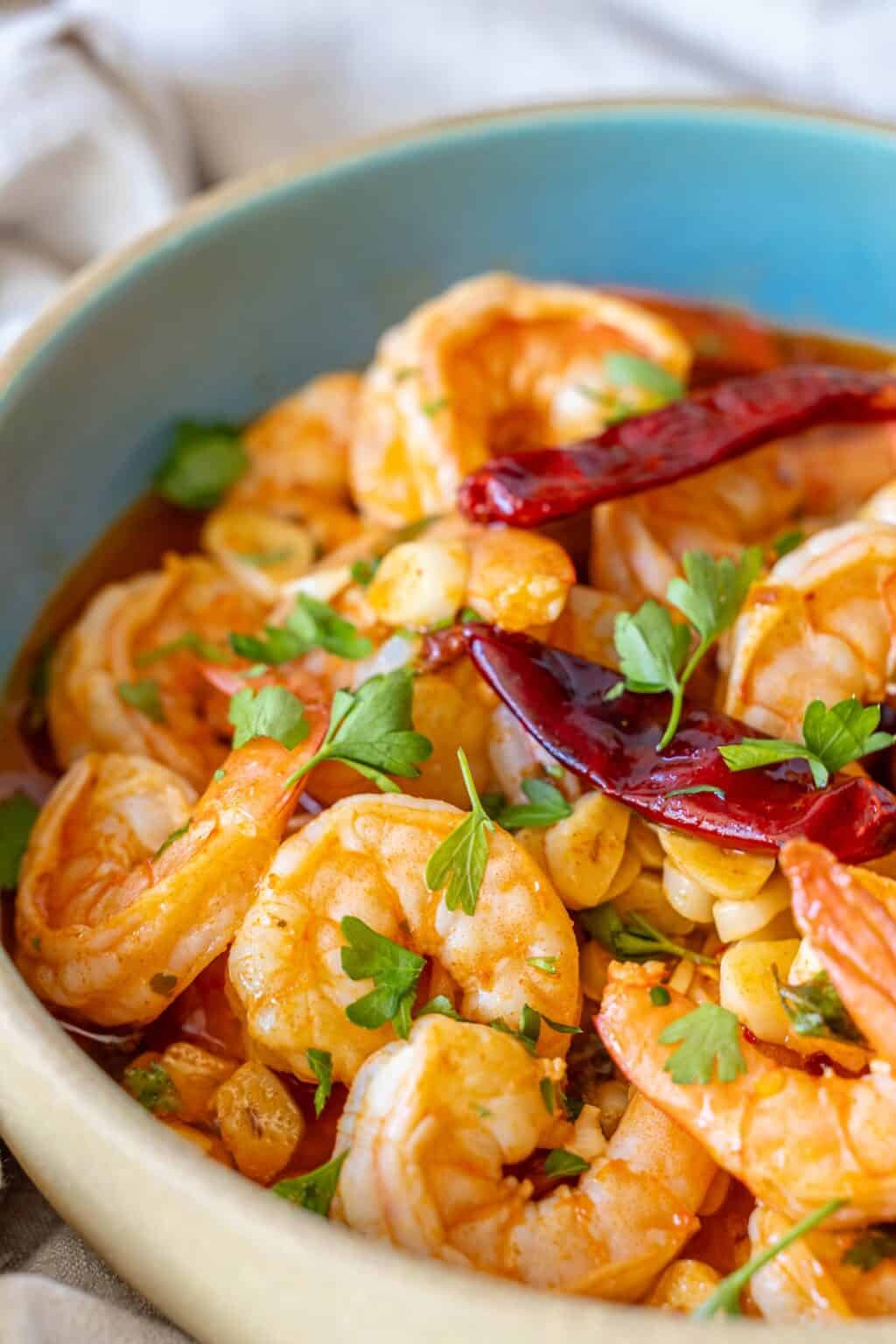 Garlic chili shrimp (Gambas pil pil) - Sweet Cs Designs