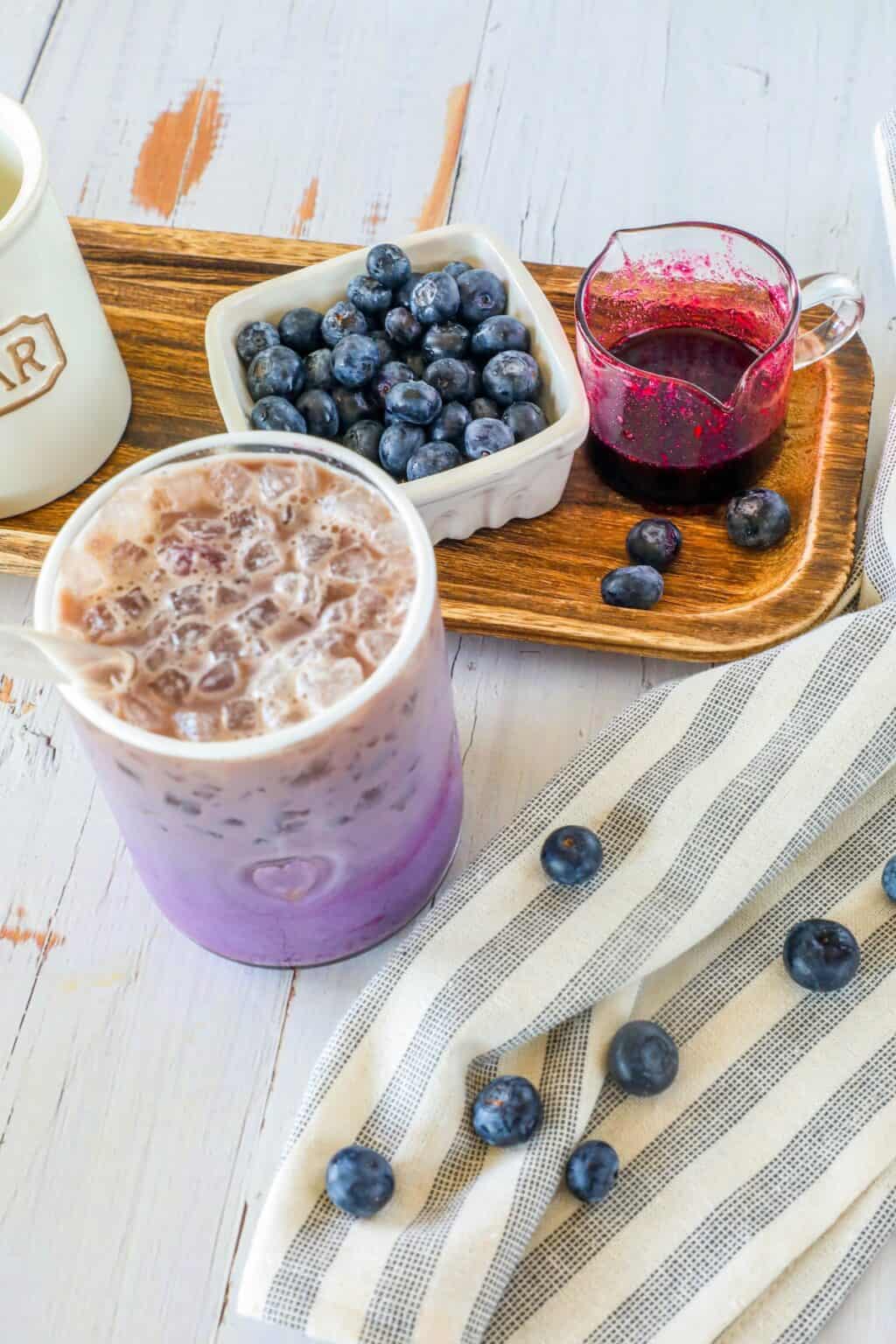 Homemade Blueberry Coffee Syrup - Sweet Cs Designs