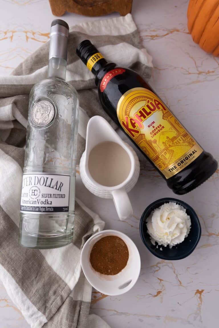 Pumpkin Spice White Russian Cocktail - Sweet Cs Designs