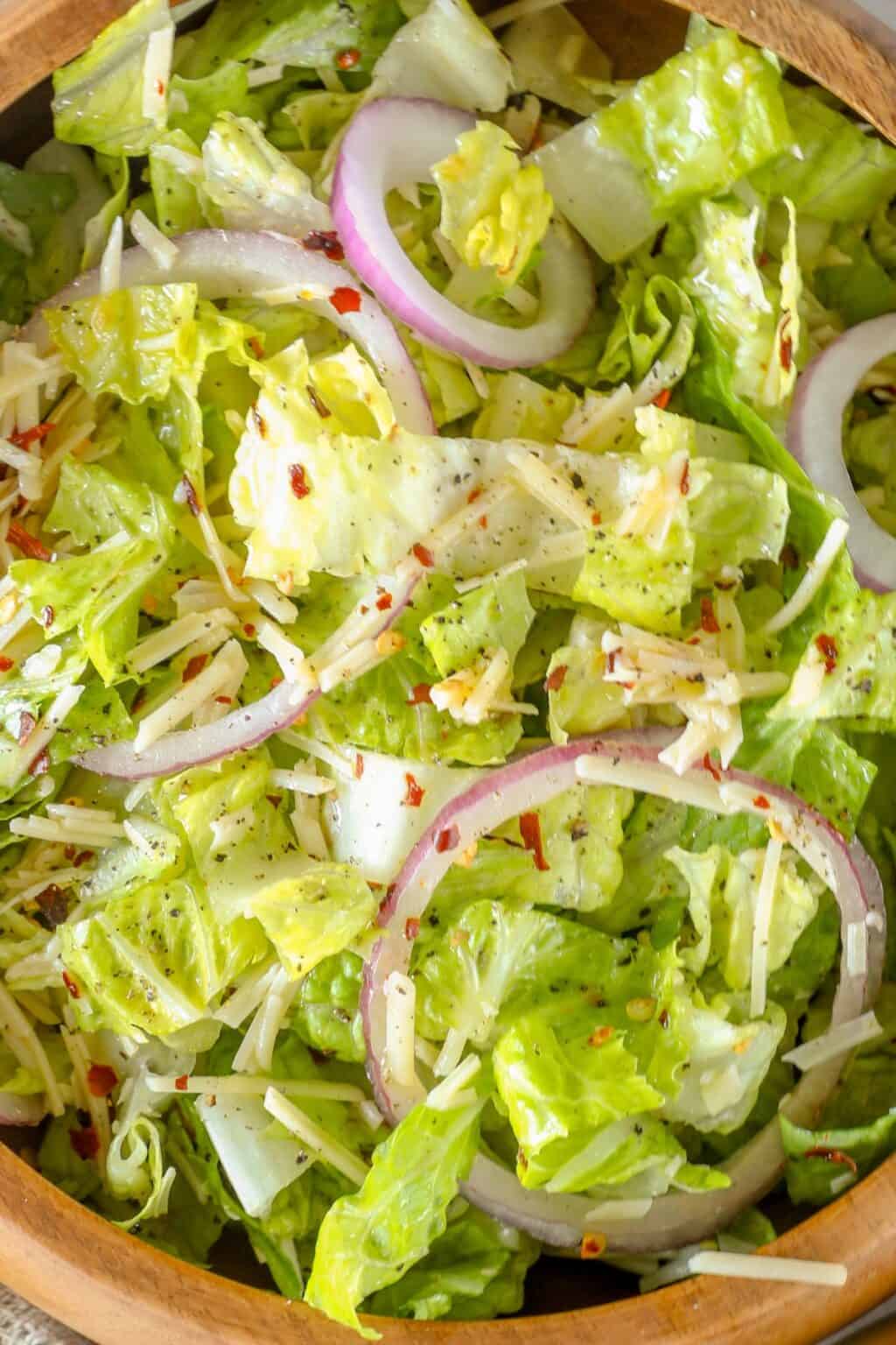 Romaine Parmesan Salad - Sweet Cs Designs