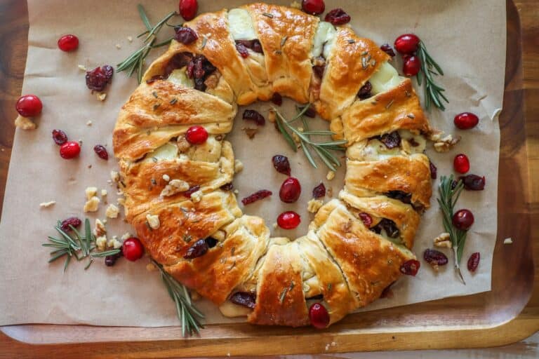 Cranberry Brie Wreath - Sweet Cs Designs