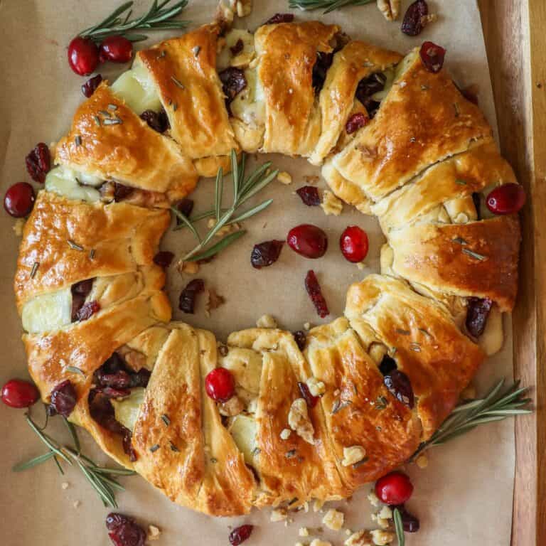 Cranberry Brie Wreath - Sweet Cs Designs