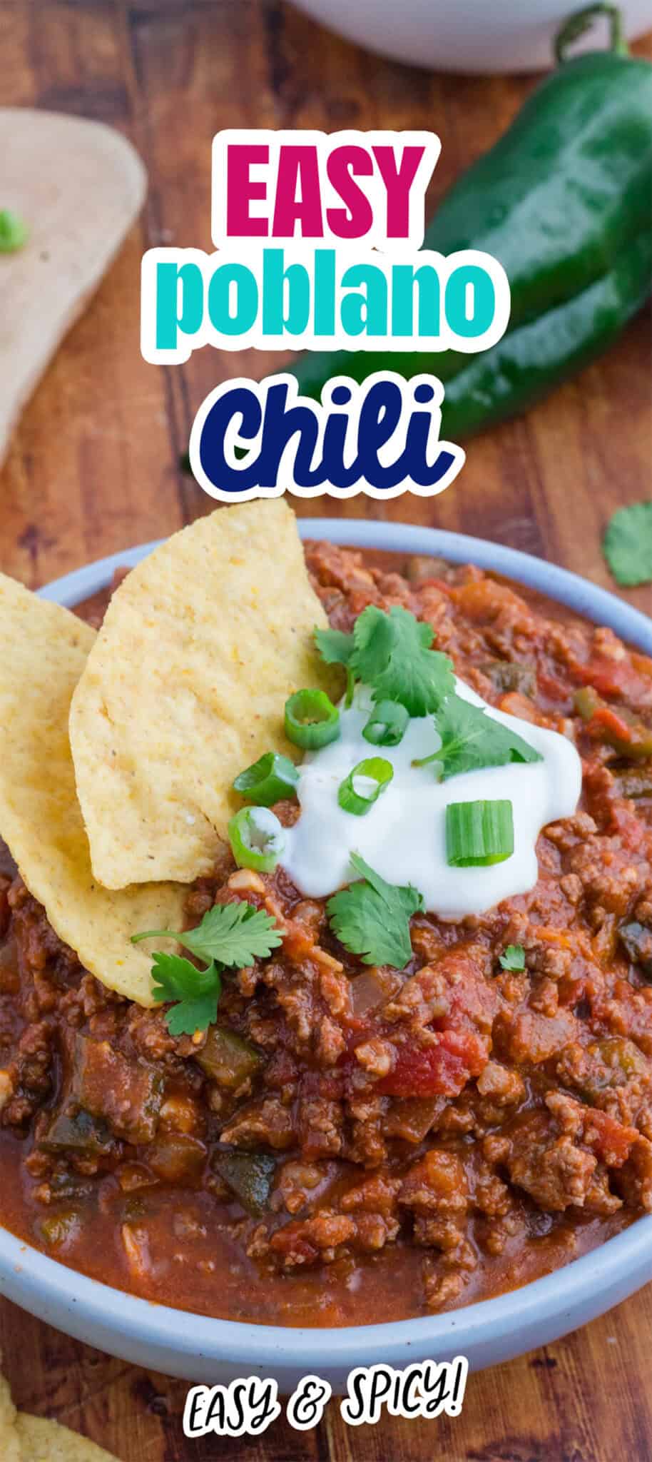 Poblano Chili Recipe - Sweet Cs Designs