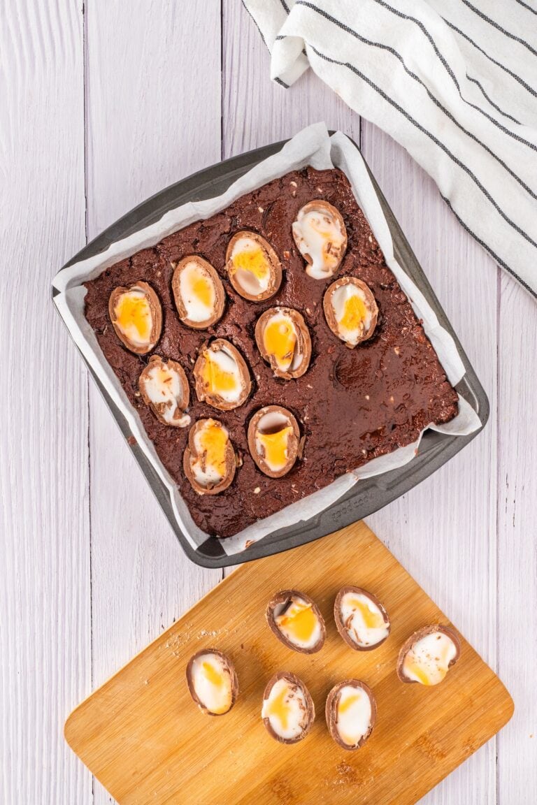 Cadbury Egg Fudge - Sweet Cs Designs