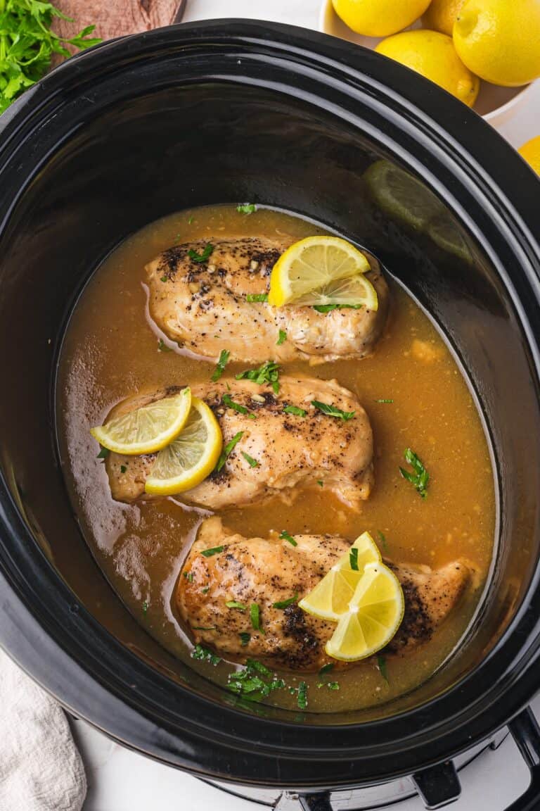 Slow Cooker Lemonade Chicken - Sweet Cs Designs