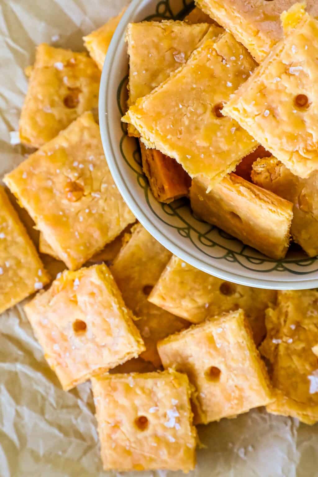 Sourdough Discard Cheese Crackers - Sweet Cs Designs