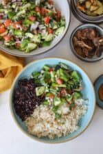Vegan Sabich Bowls - Sweet Cs Designs