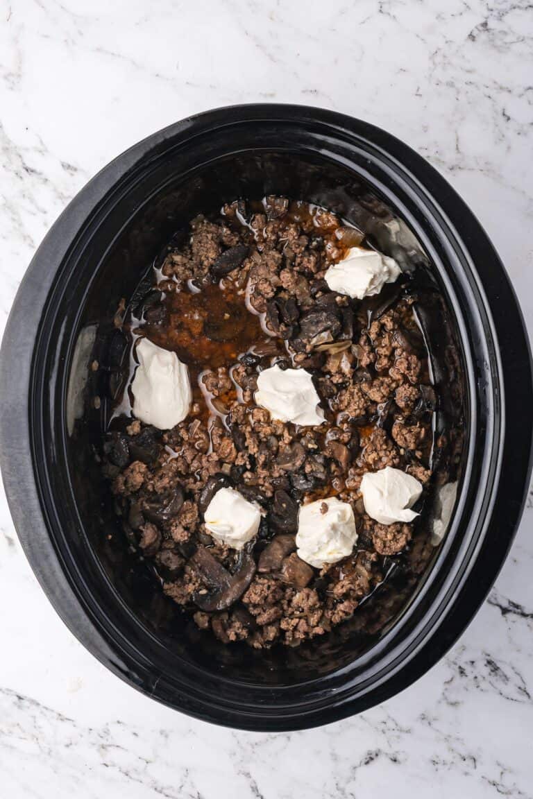 Slow Cooker Beef Stroganoff - Sweet Cs Designs