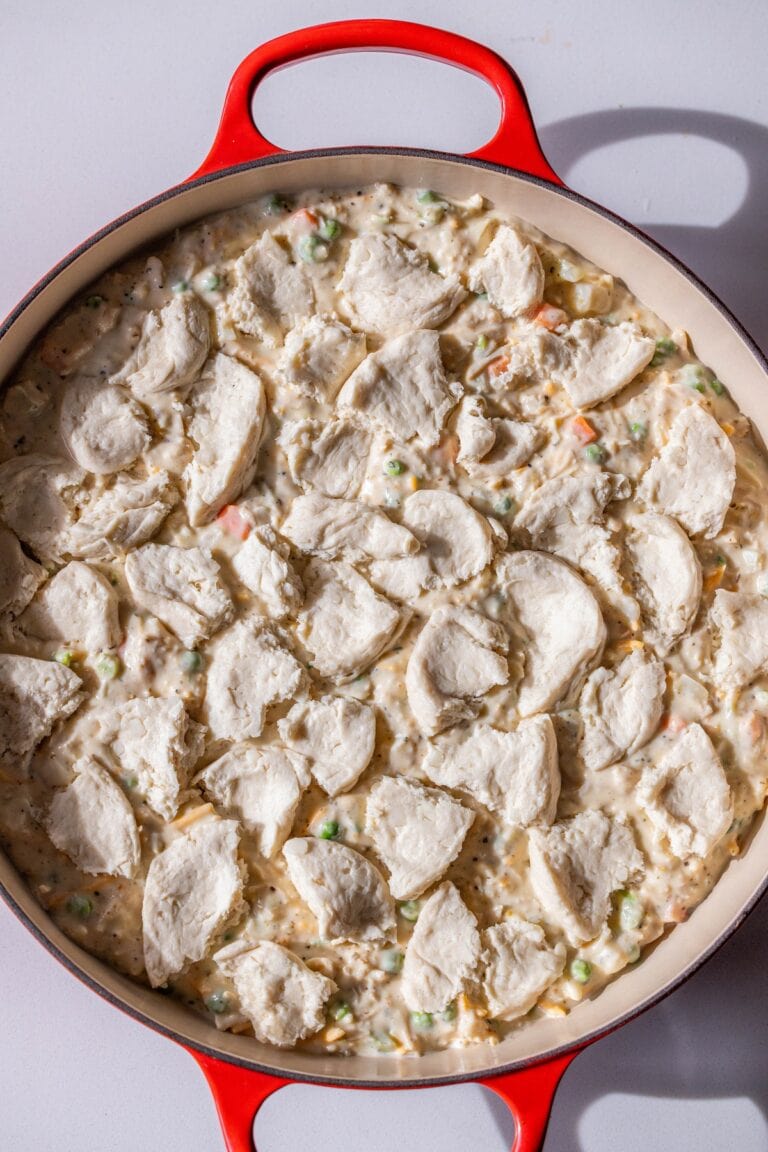 Leftover Turkey and Biscuit Casserole - Sweet Cs Designs