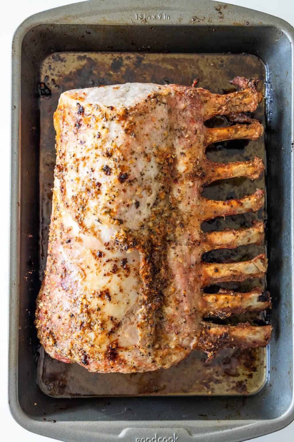 The Best Roasted Rack of Pork - Sweet Cs Designs