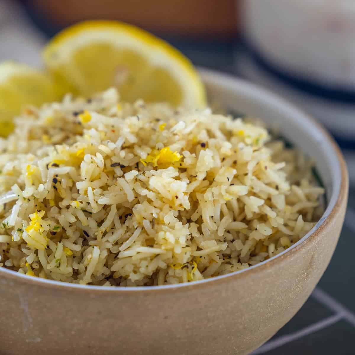 Baked Lemon Rice - Sweet Cs Designs